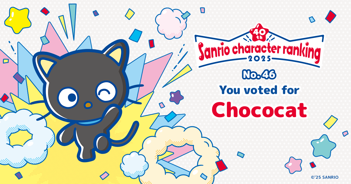 You voted for Chococat | 2025 Sanrio character ranking Official Website