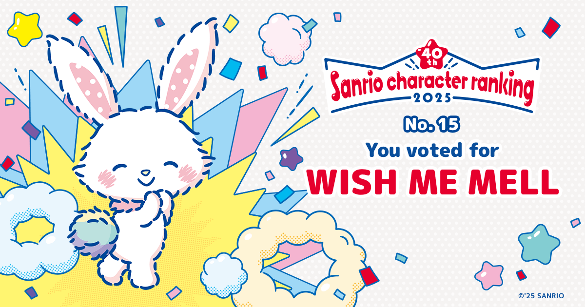 You voted for WISH ME MELL | 2025 Sanrio character ranking Official Website